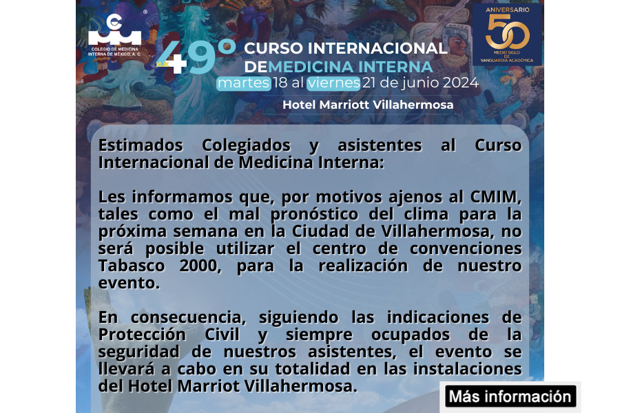 Colegio de Medicina Interna de México A.C | CMIM